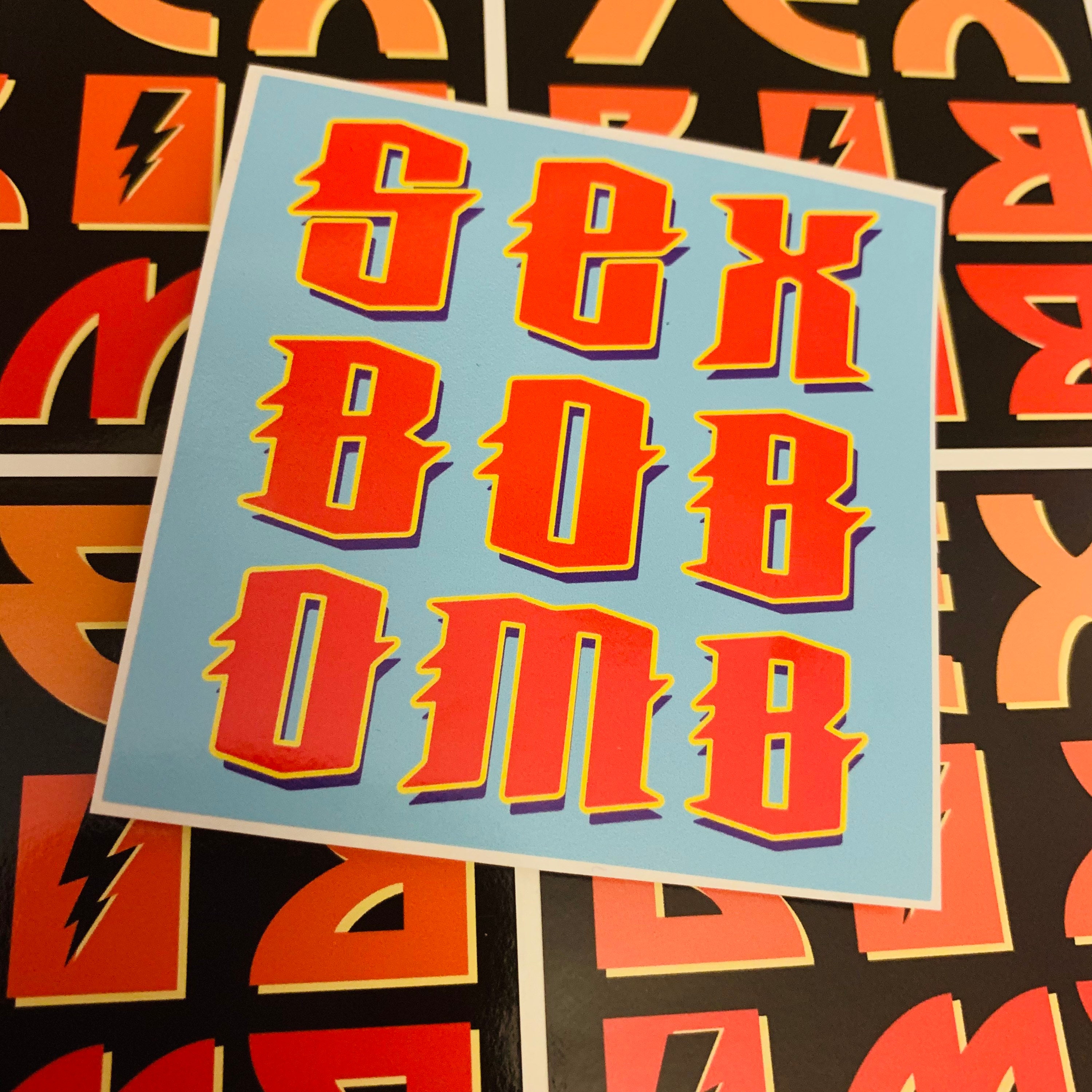 Sex Bob Omb Sticker Band Slap Decal Scott Pilgrim Sex Etsy