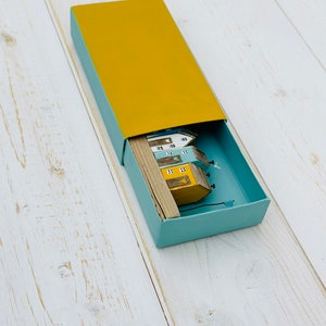 Coastal Village Matchbox. Driftwood Scene. - Etsy