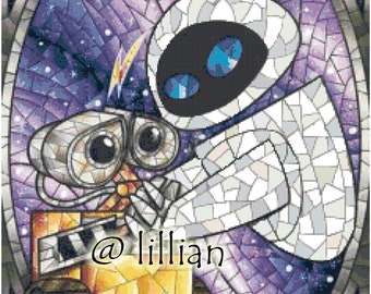 Wall E Cross Stitch - Etsy