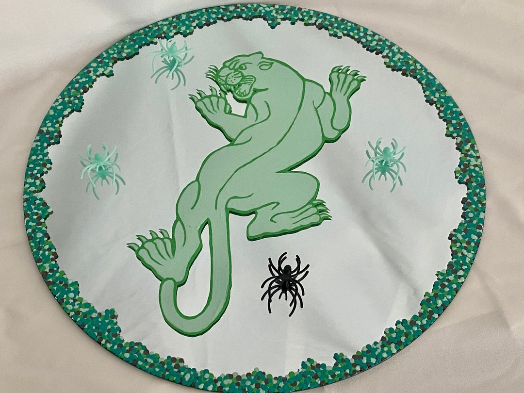 Mint Panther Centerpiece Mirror - Etsy