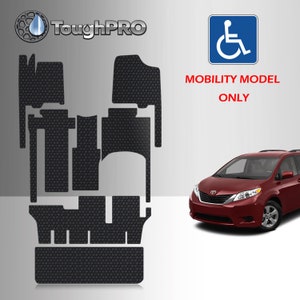 ToughPRO Full Set Black For Toyota Sienna 7 Seater Mobility 2011 2020 Etsy