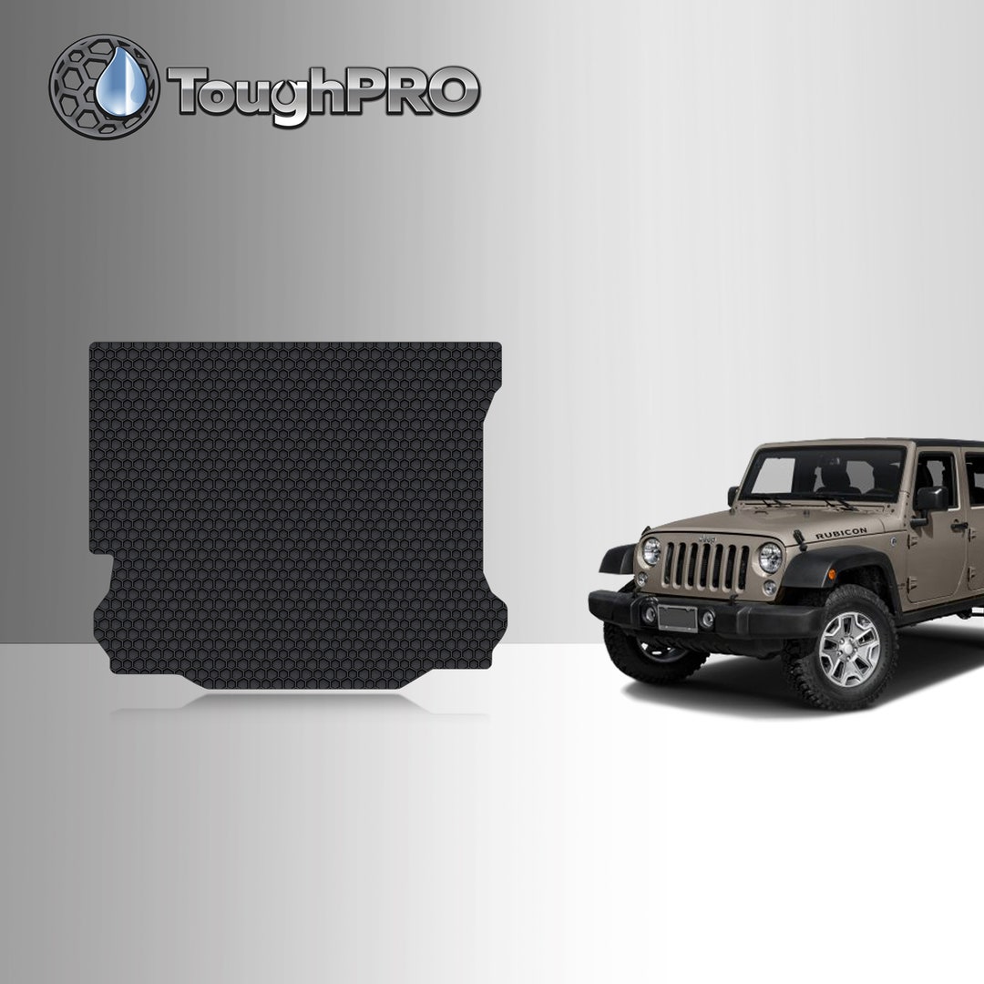 Toughpro Cargo Mat Black for Jeep Wrangler Unlimited JK All Weather ...