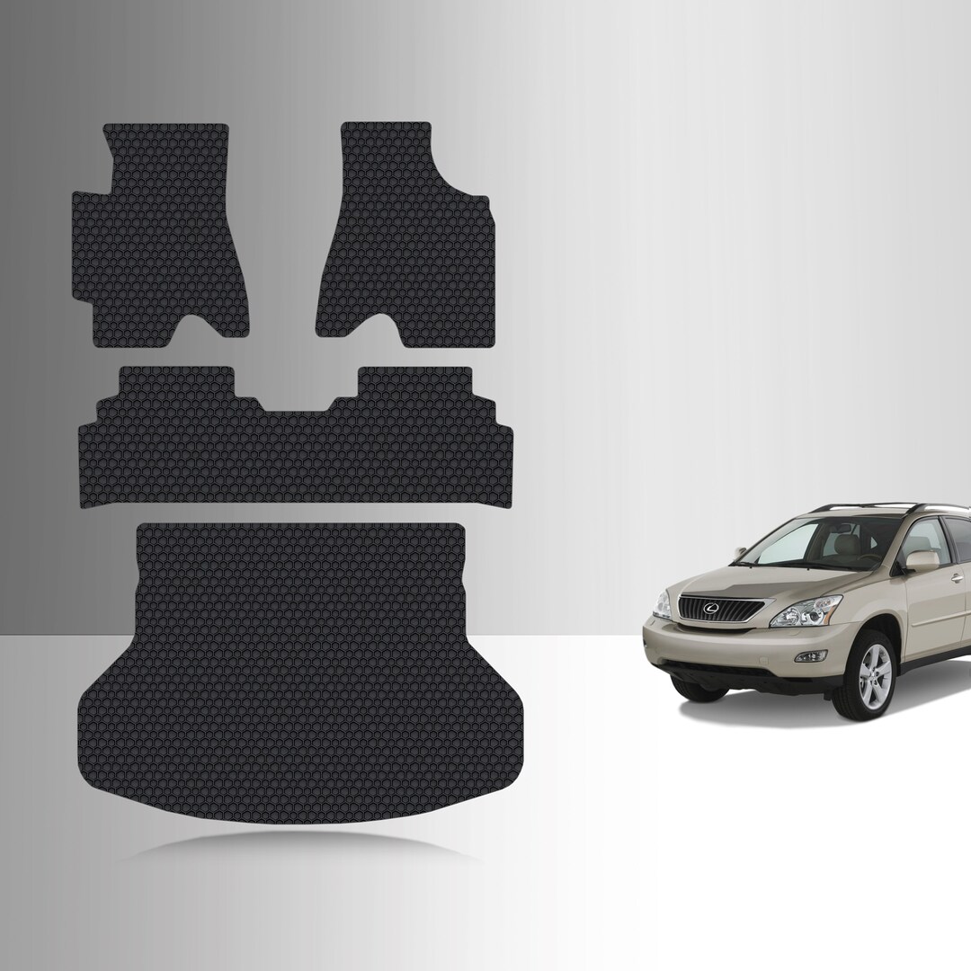Toughpro Full Set Floor Mats Black for Lexus RX300 All Weather Custom ...
