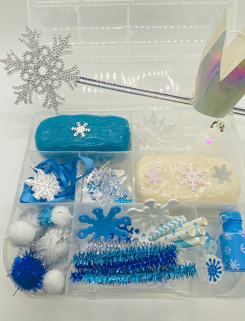 Let it Snow Box Snowflake Sensory Box Winter Sensory Box | Etsy