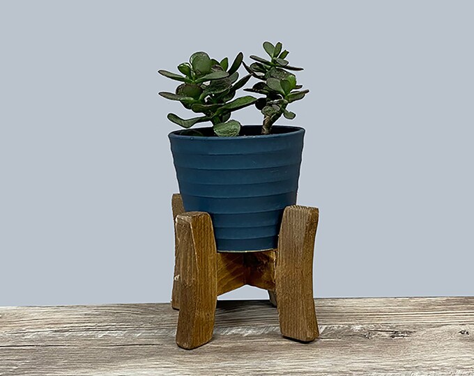 All-natural Wood Planter Stand Indoor Planter Stand Wood Stands for ...