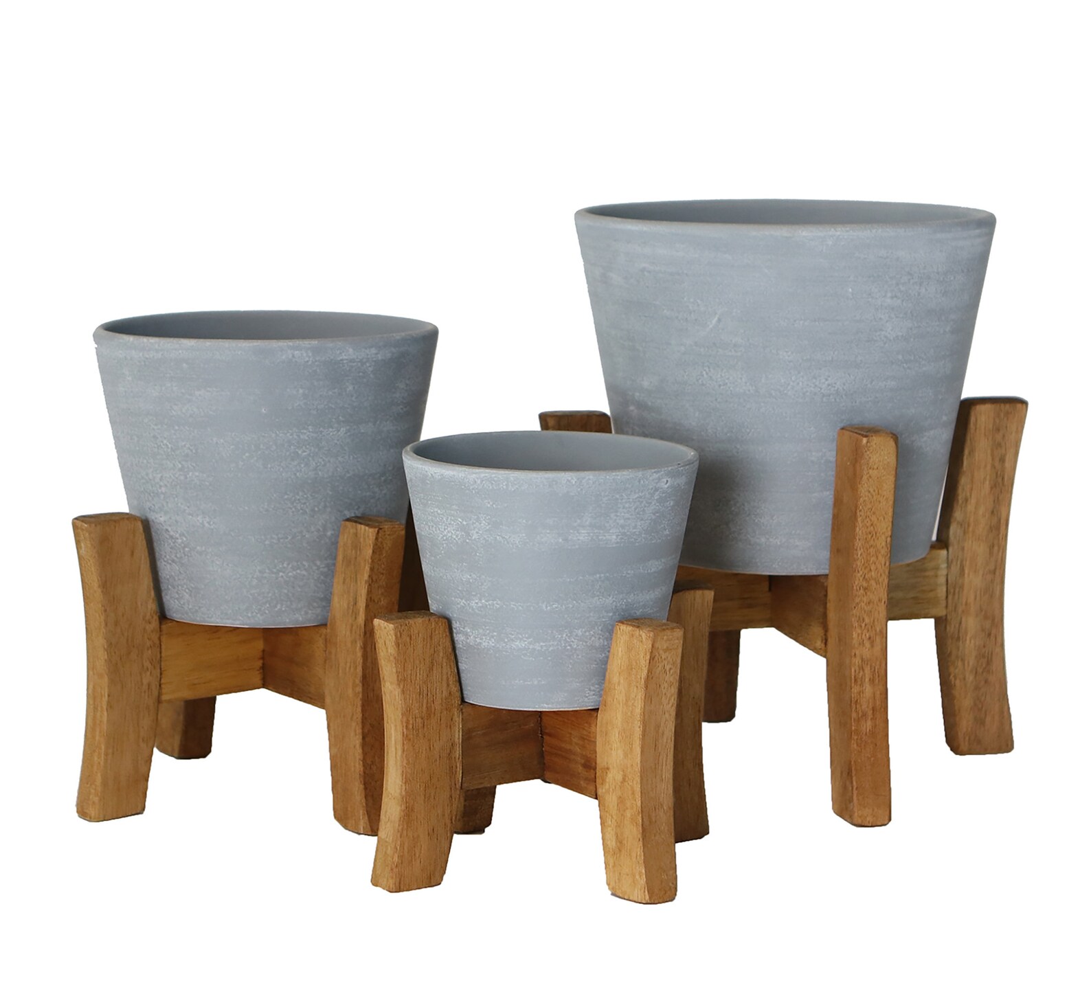 All-Natural Wood Planter Stand Indoor Planter Stand Wood | Etsy