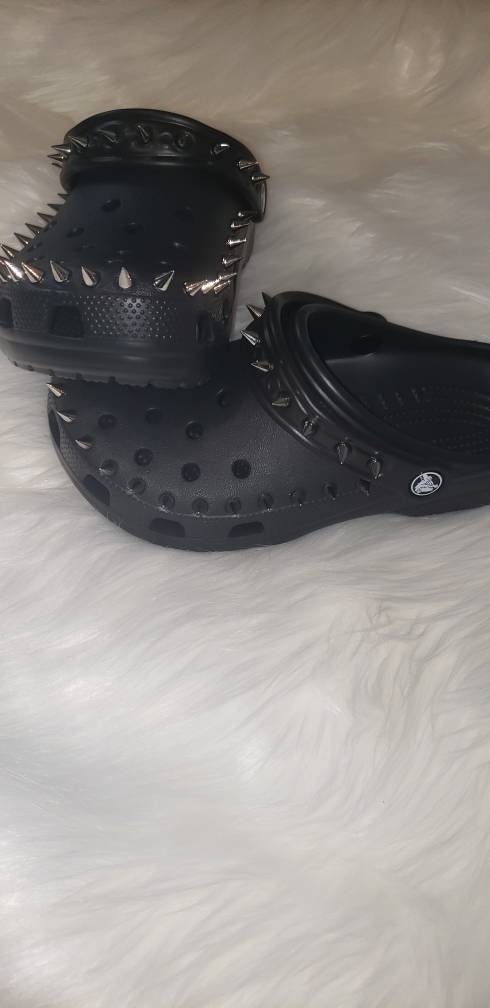 Hand Studded Crocs - Etsy
