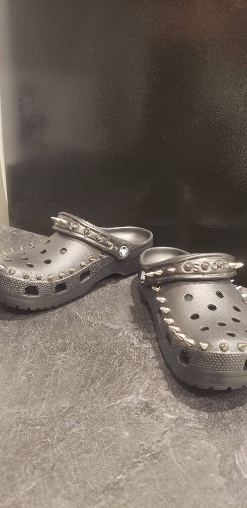 Hand Studded Crocs - Etsy