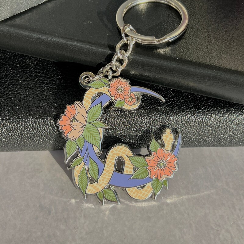 Snake Keychain - Etsy