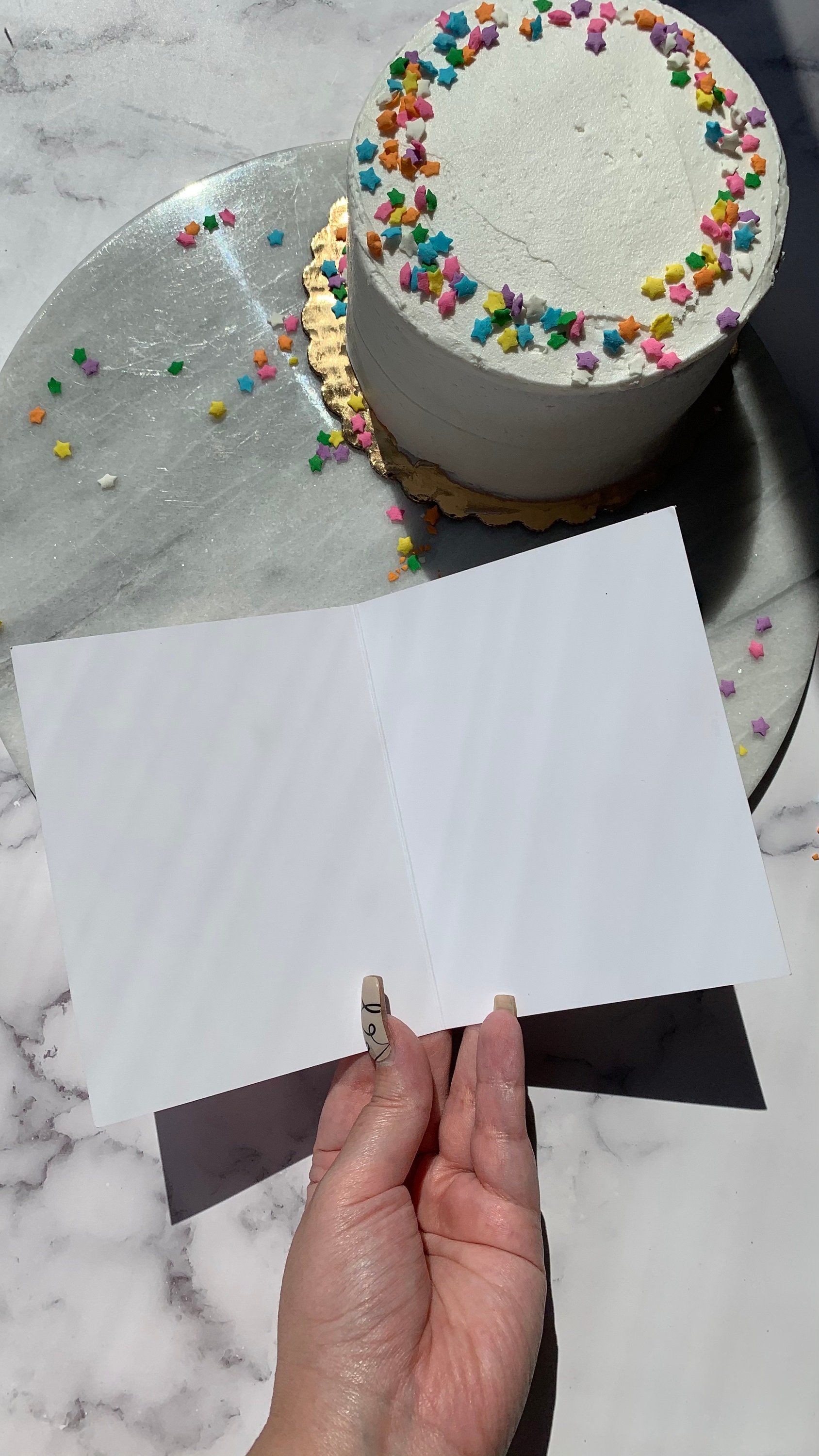 Speckled Birthday Card Minimalist Vibes Aesthetic Birthday - Etsy
