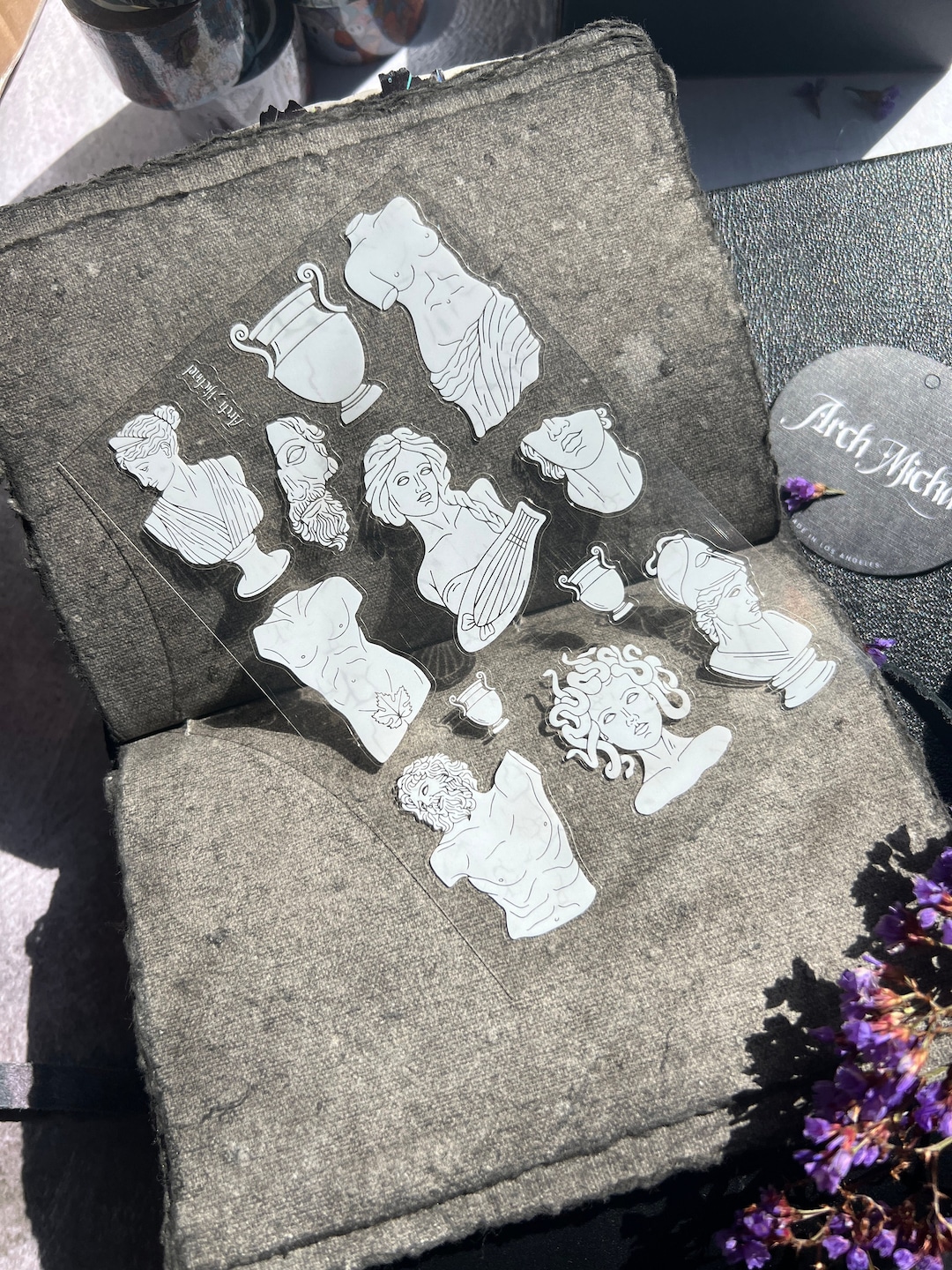 Greek Gods Sticker Sheet, Greek Mythology Stickers, Medusa Sticker ...