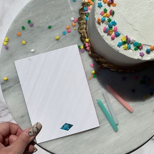 Speckled Birthday Card Minimalist Vibes Aesthetic Birthday - Etsy