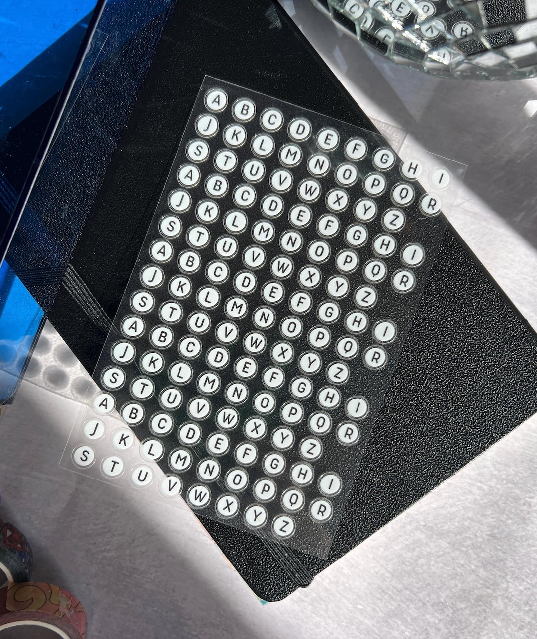 Bead Letter Stickers, Alphabet Stickers, Bubble Letter Stickers ...