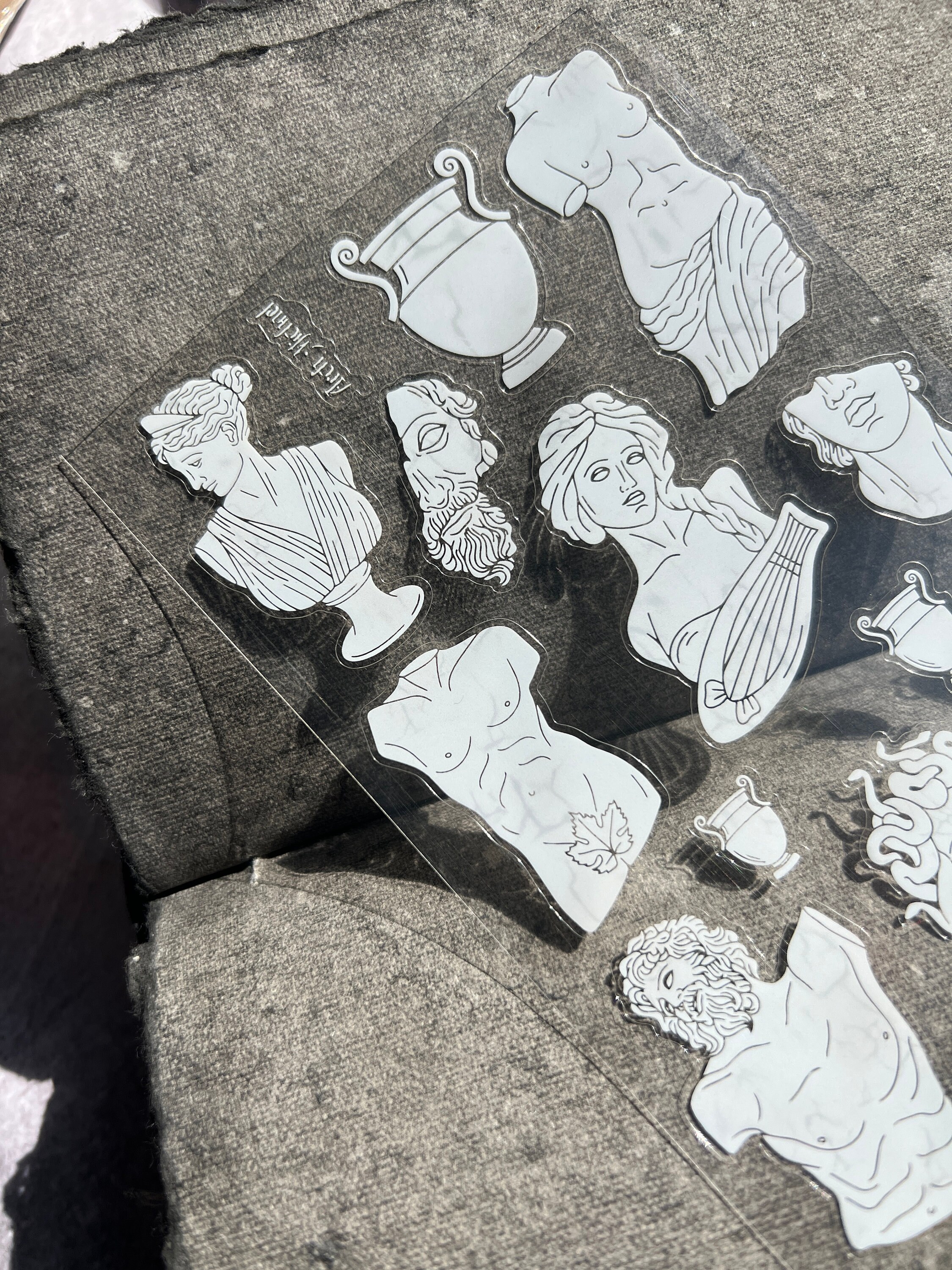 Greek Gods Sticker Sheet, Greek Mythology Stickers, Medusa Sticker ...