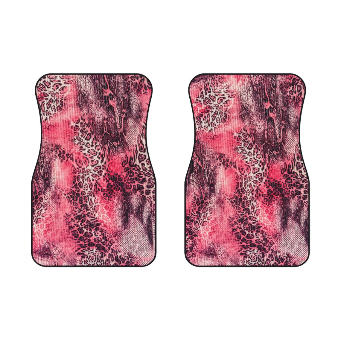 Pink Cheetah Print Custom Car Mats (2x Front) - Etsy