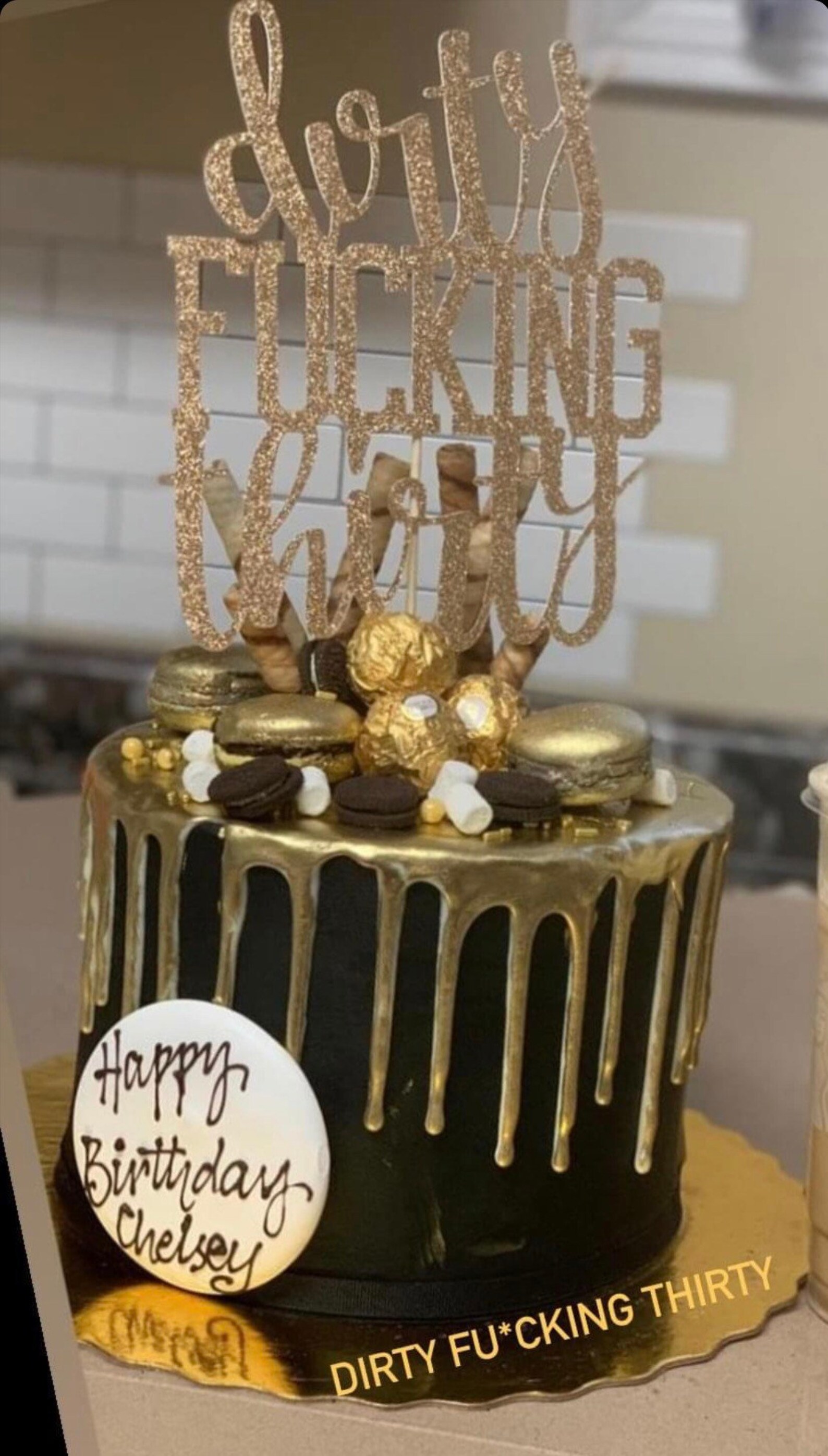 Dirty 30 Cake Topper 30th Birthday Decorations Dirty Thirty Etsy Dirty 30 Cake Topper 30th Birthday Decorations Dirty Thirty Etsy