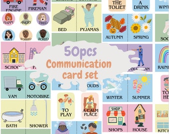 Non Verbal Communication Cards 200 Flashcards, Emotions, Feelings ...