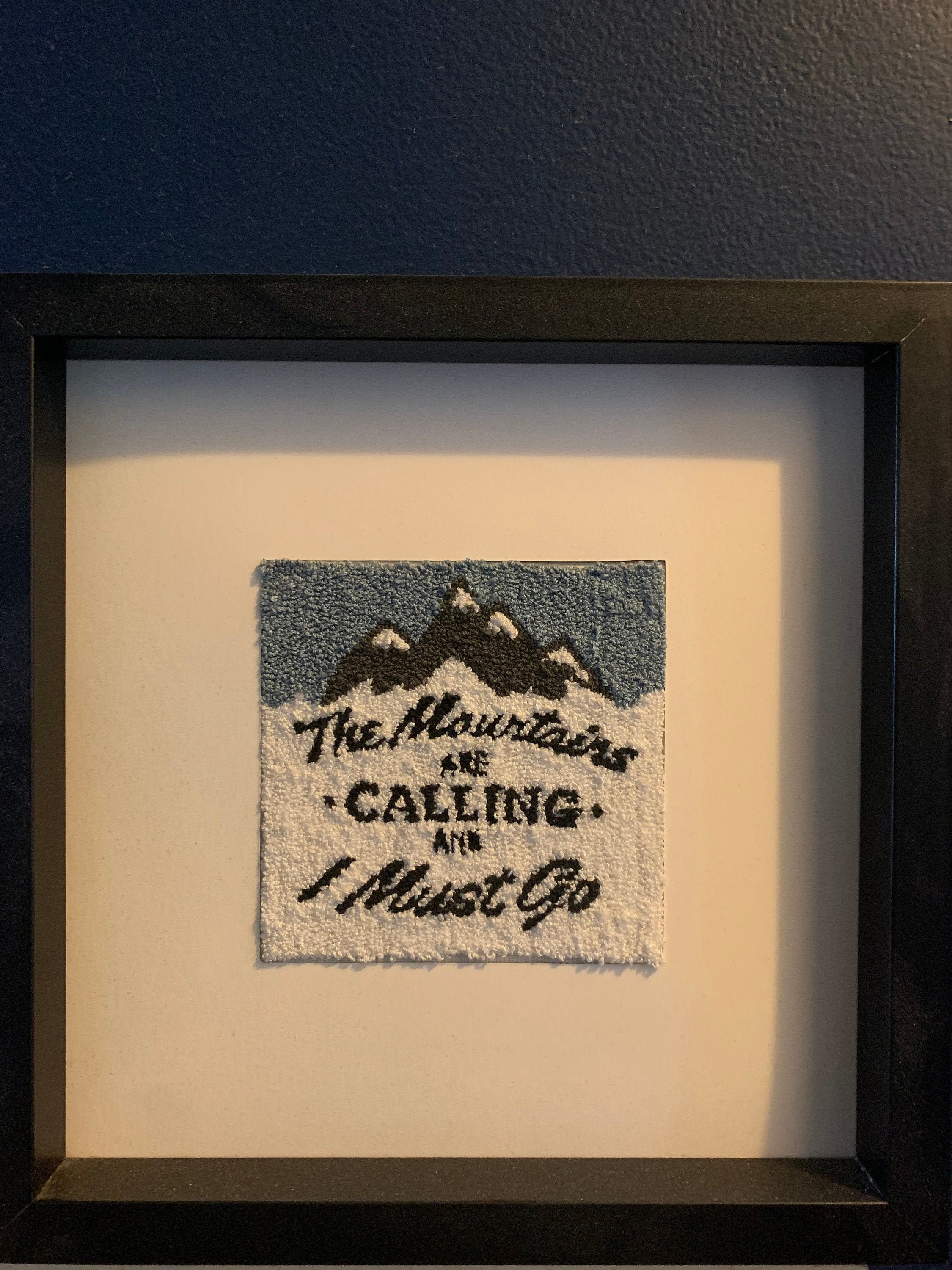 Punch Needle Mountains - Etsy