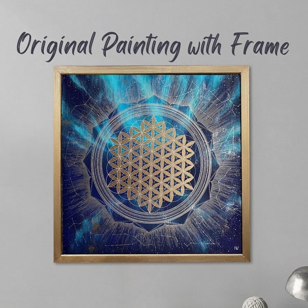 Sacred Geometry Painting - Etsy