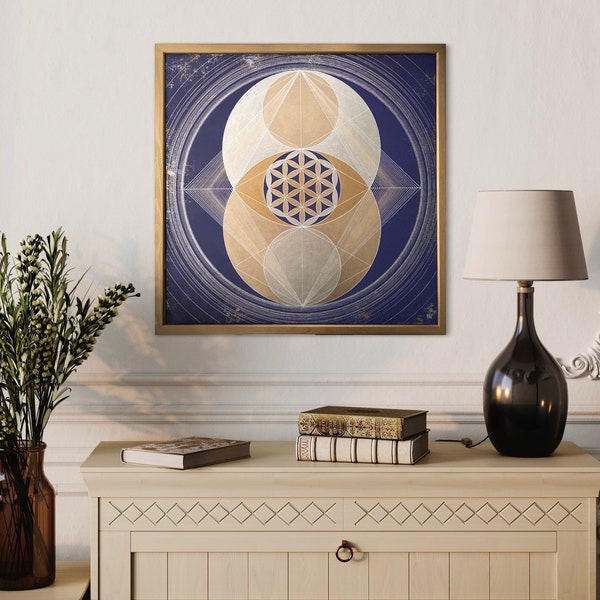Sacred Geometry Wall Art - Etsy