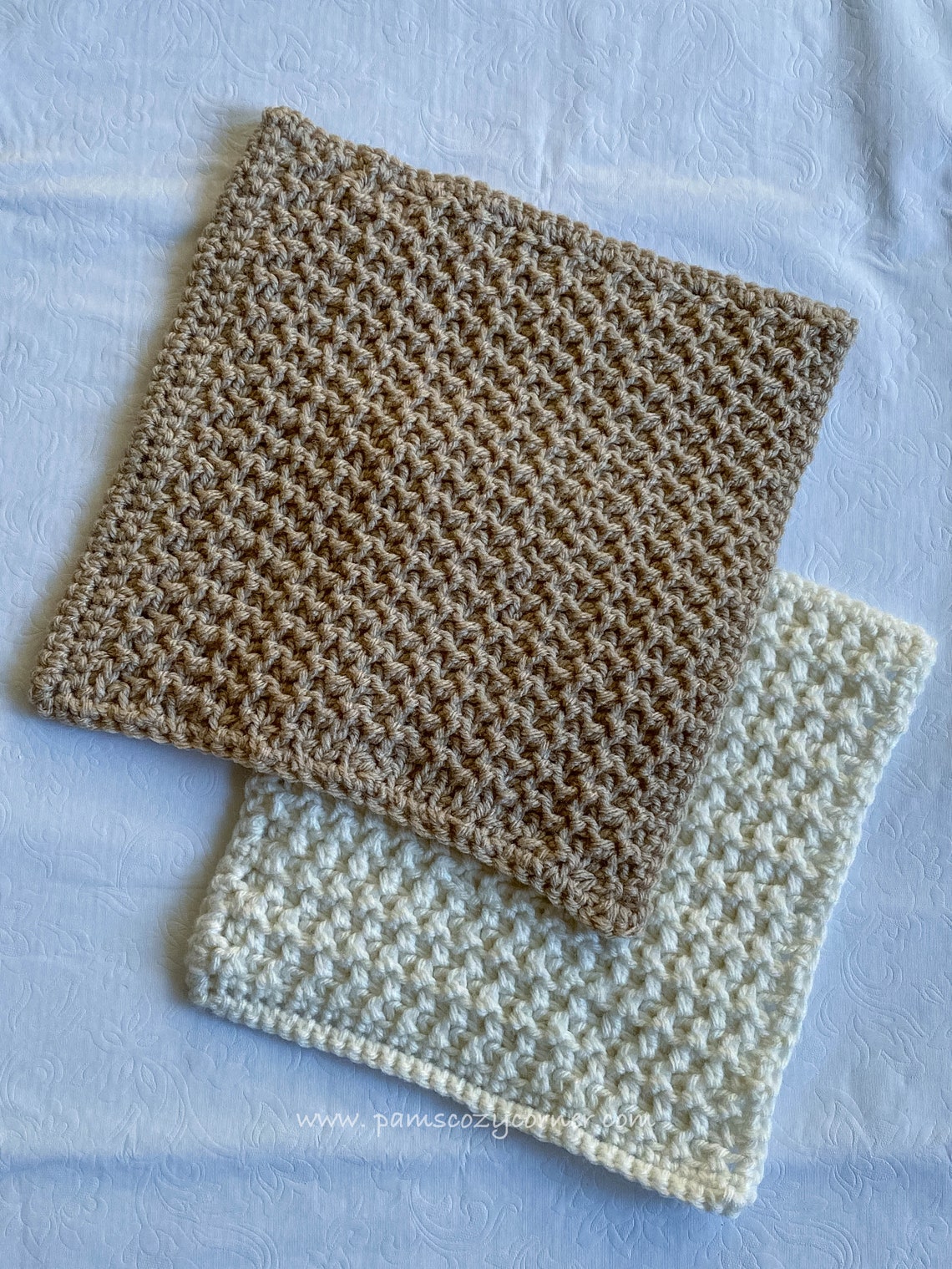 Easy Textured Crochet Washcloth Pattern: Beginner Friendly (PDF Pattern ...