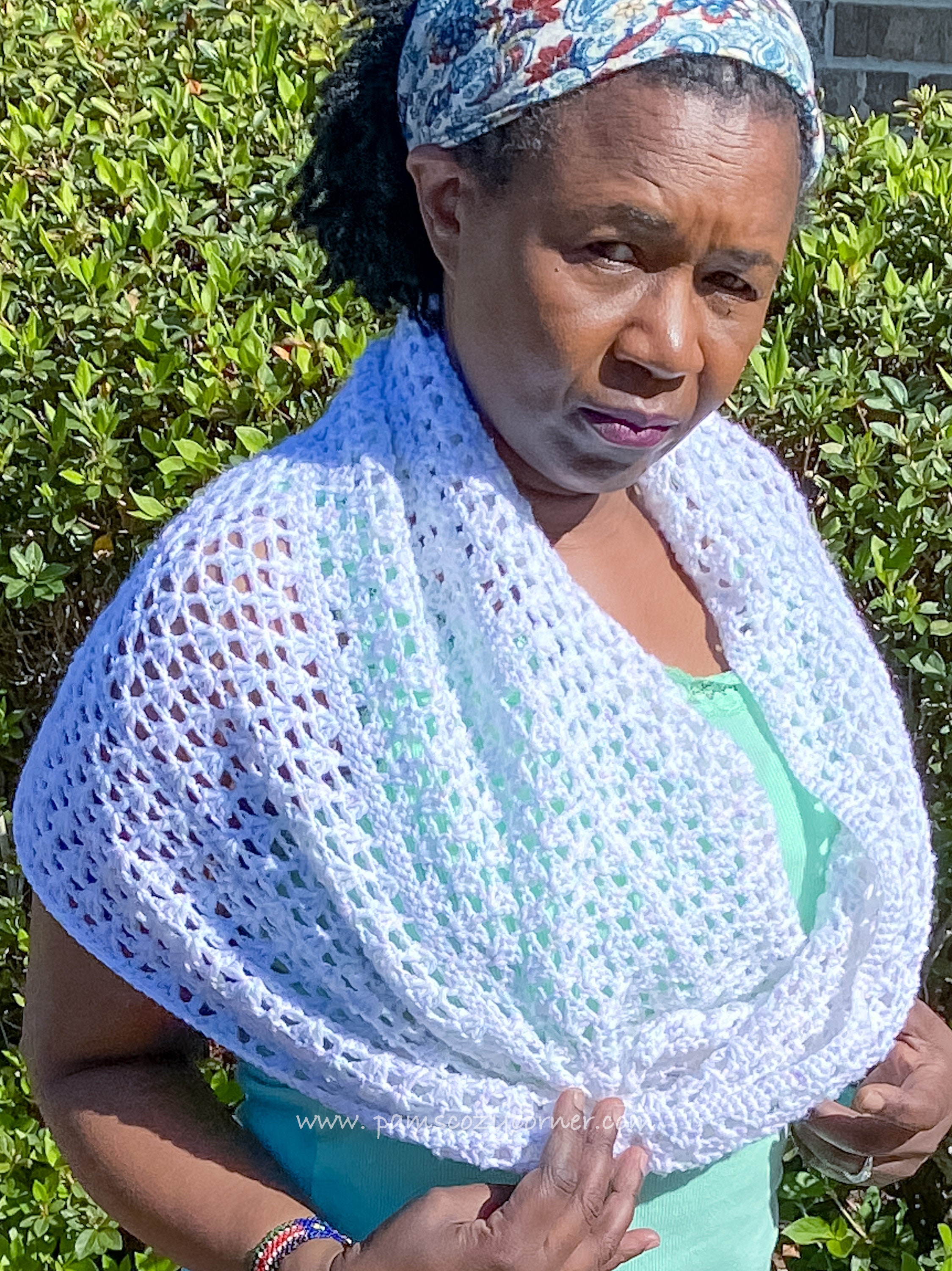 Crochet Mobius Scarf Pattern, Light Lace Infinity Scarf (PDF Pattern ...