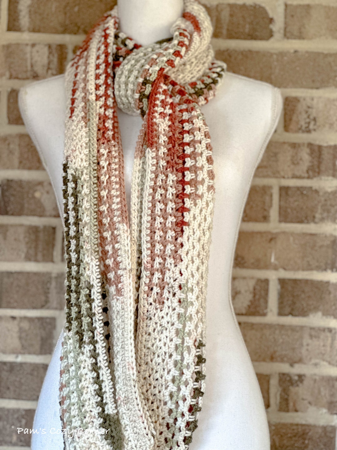 Crochet Scarf Pattern - Etsy