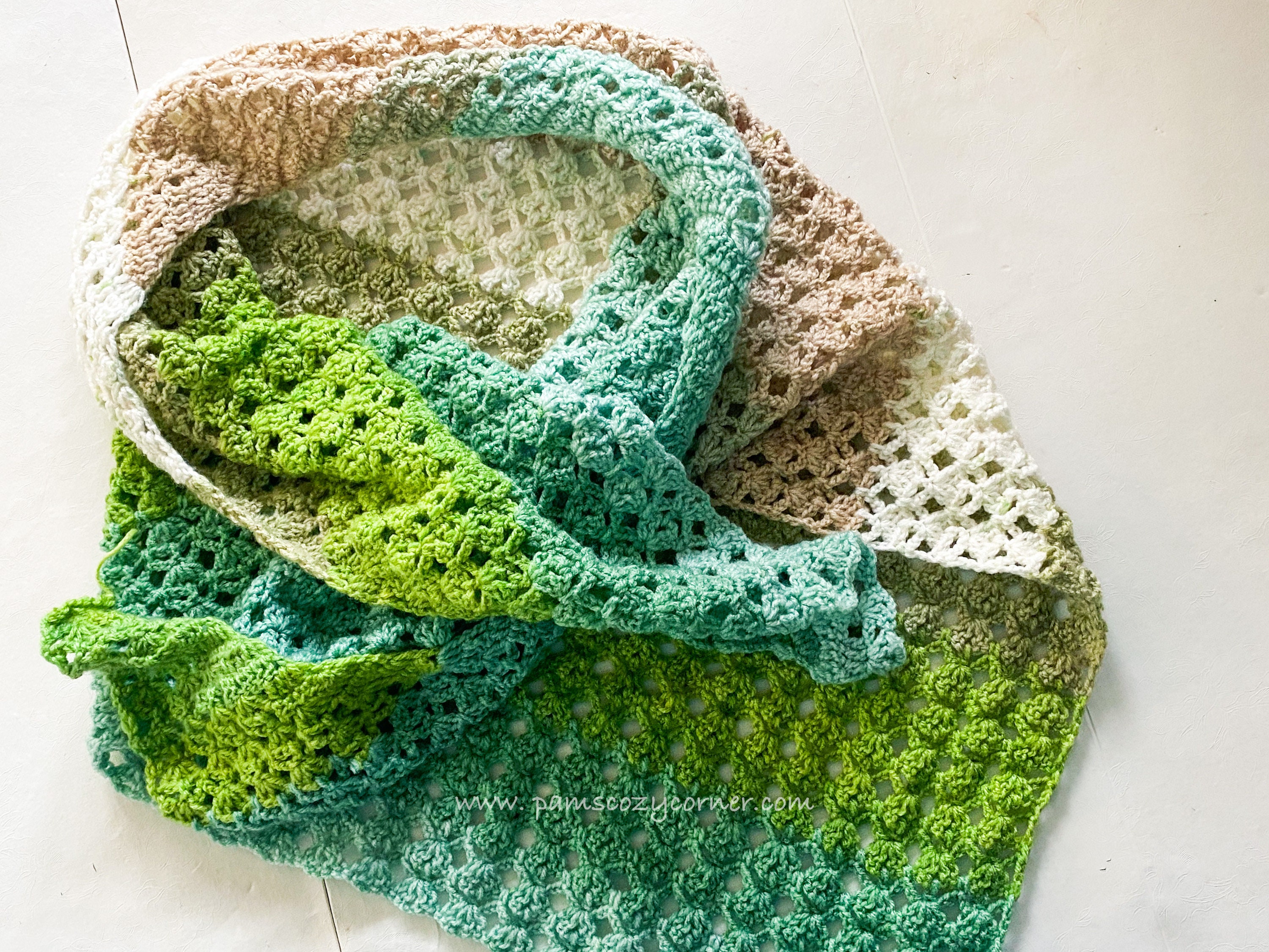 Cool Spring Shawl Pattern, Spring Crochet Wrap, Handmade Shawl Pattern ...