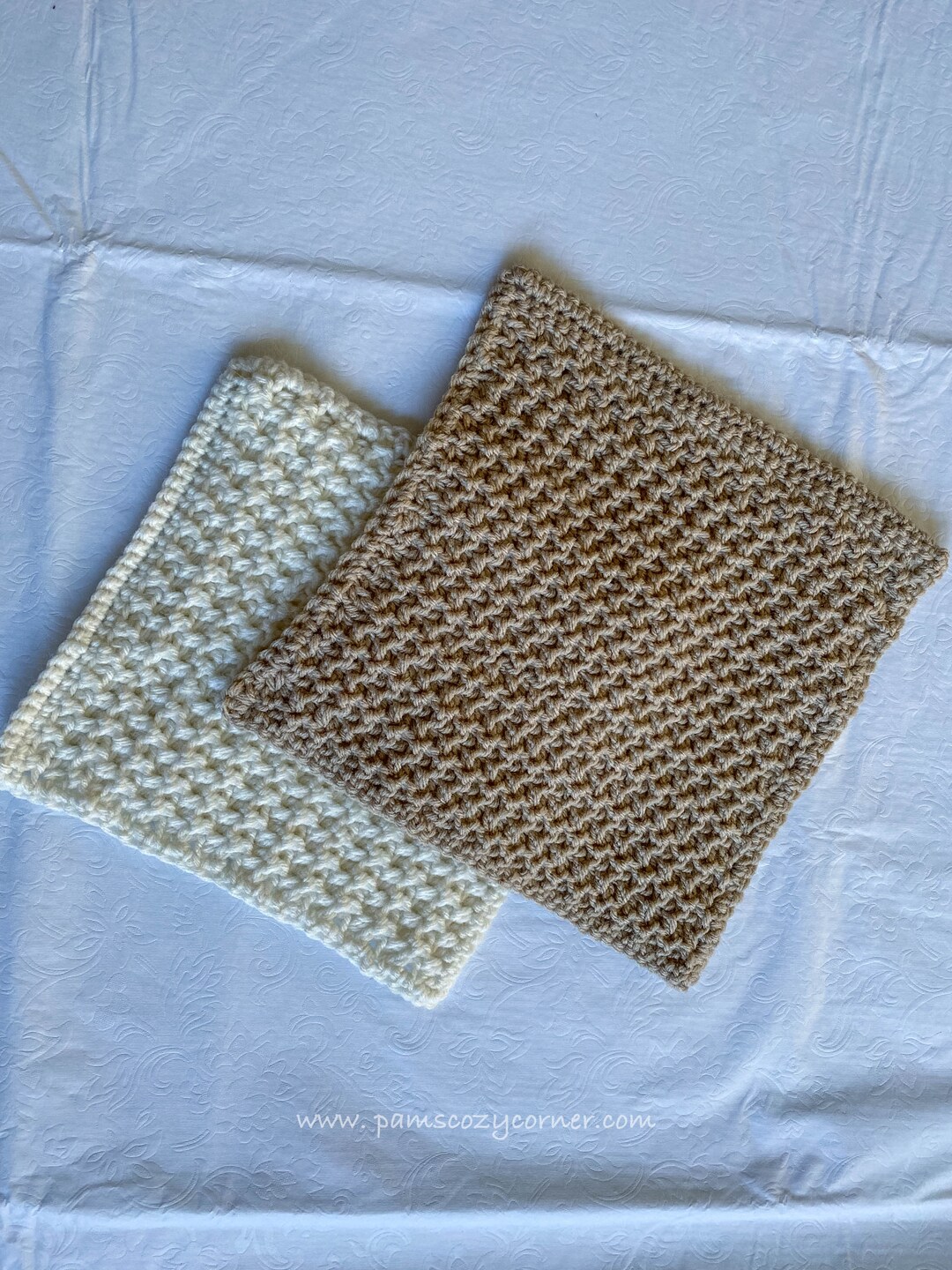 Easy Textured Crochet Washcloth Pattern: Beginner Friendly (PDF Pattern ...
