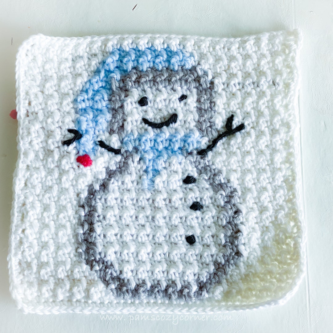 Crochet Pattern-crochet Snowman Pattern-christmas Decoration-christmas ...