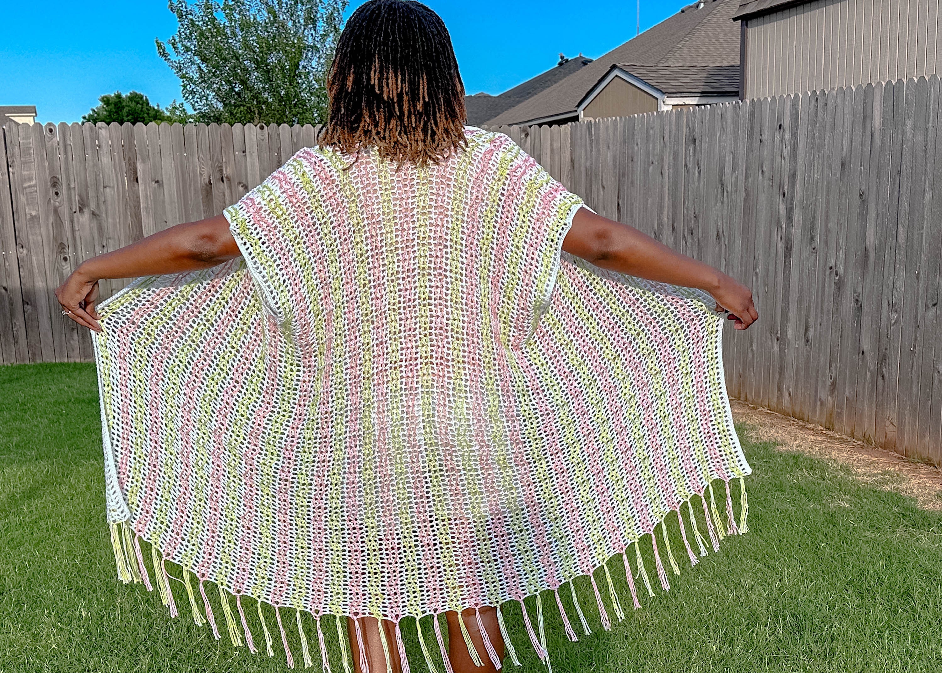 Easy Crochet Beach Cover up Pattern, Beach Swim Cover Up, Beach Dress ...