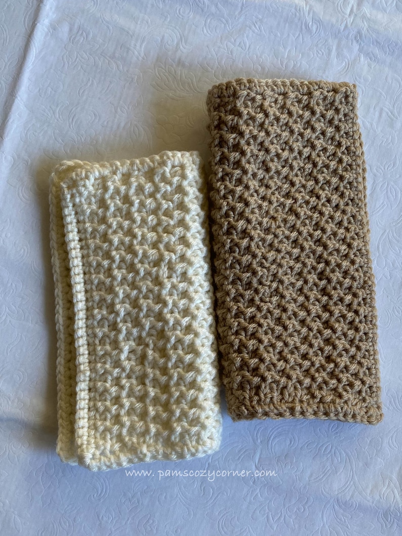 Easy Textured Crochet Washcloth Pattern: Beginner Friendly (PDF Pattern ...