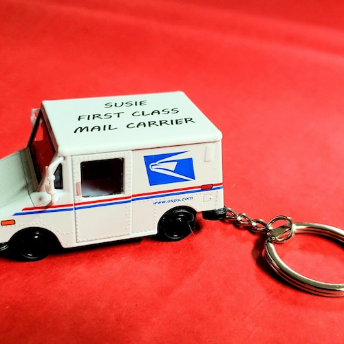 Mail Carrier Keychain Engraved Stainless Steel Gift for - Etsy