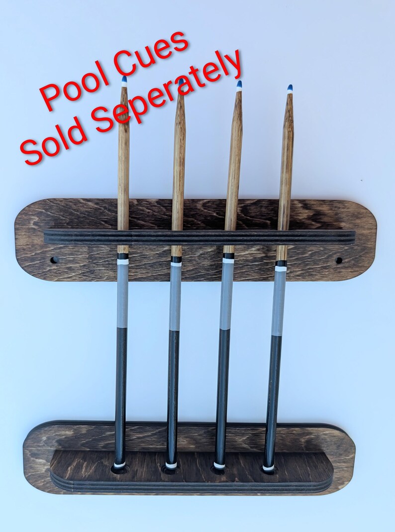 Miniature Pool Cue Sticks: Hand-cut Diorama Accessory (set of 2) - Etsy