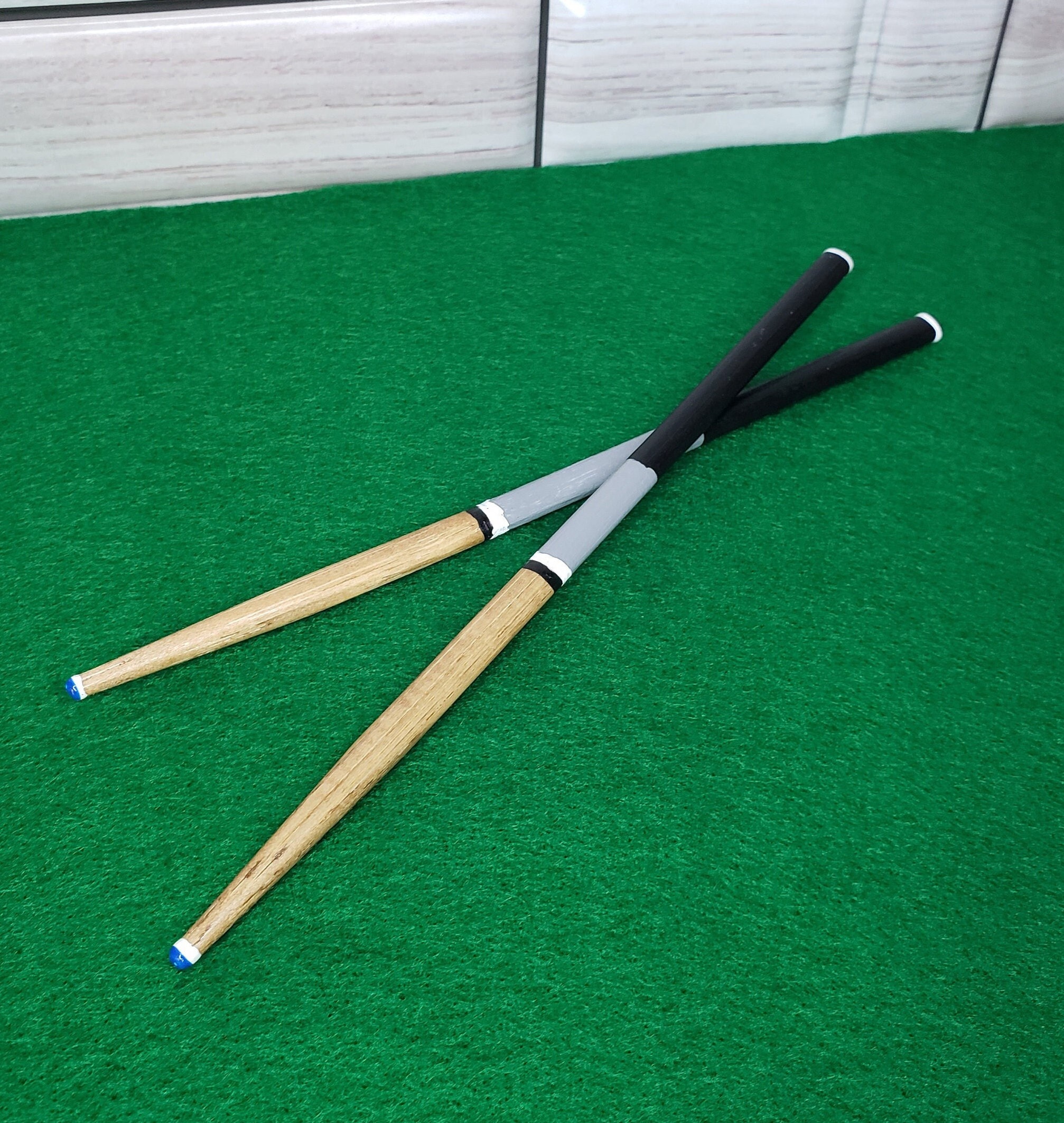 Miniature Pool Cue Sticks Set of 2 Choose the Size You Want (2.5", 4.3 ...
