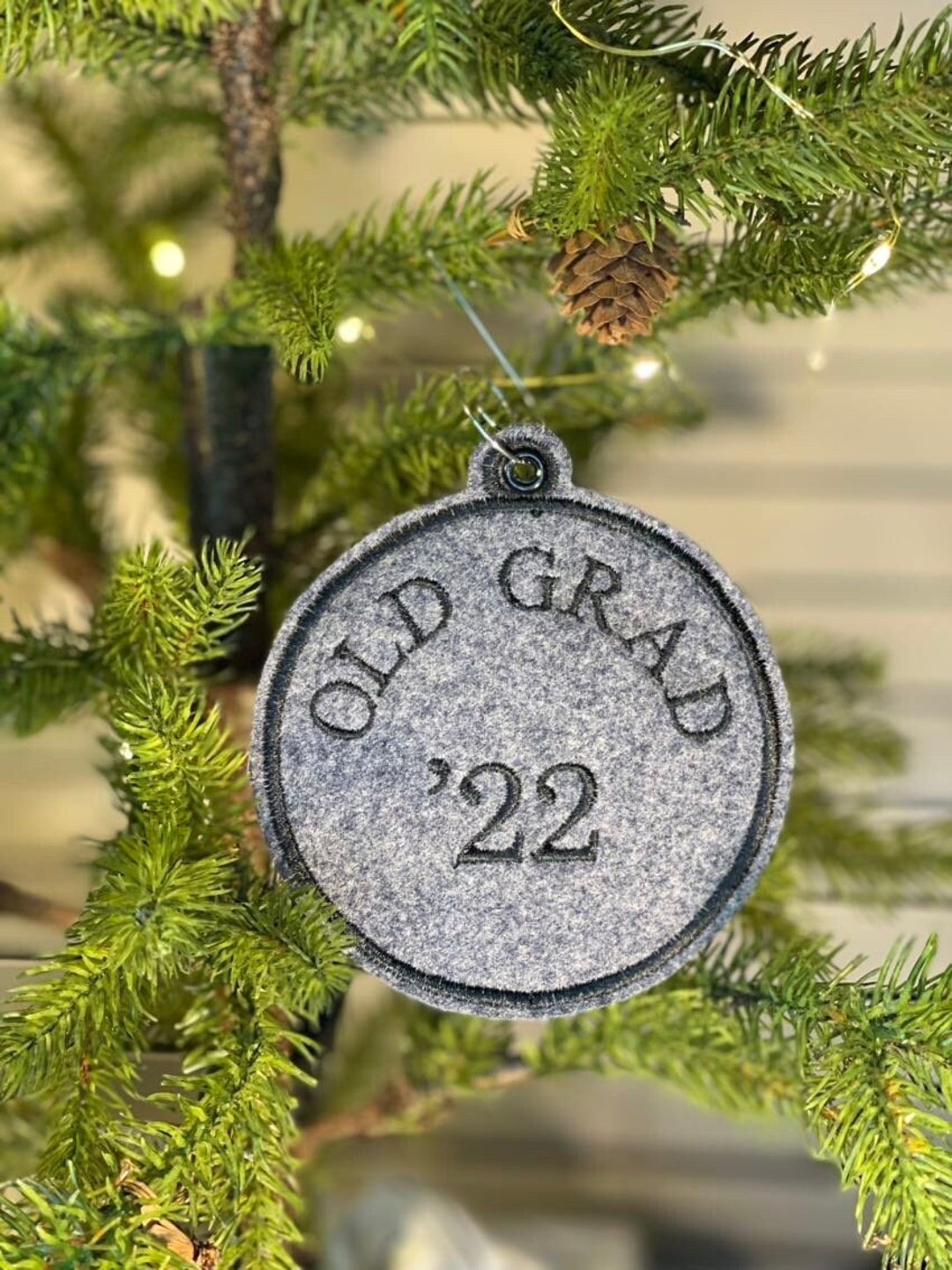 Personalized Old Grad Ornament - Etsy