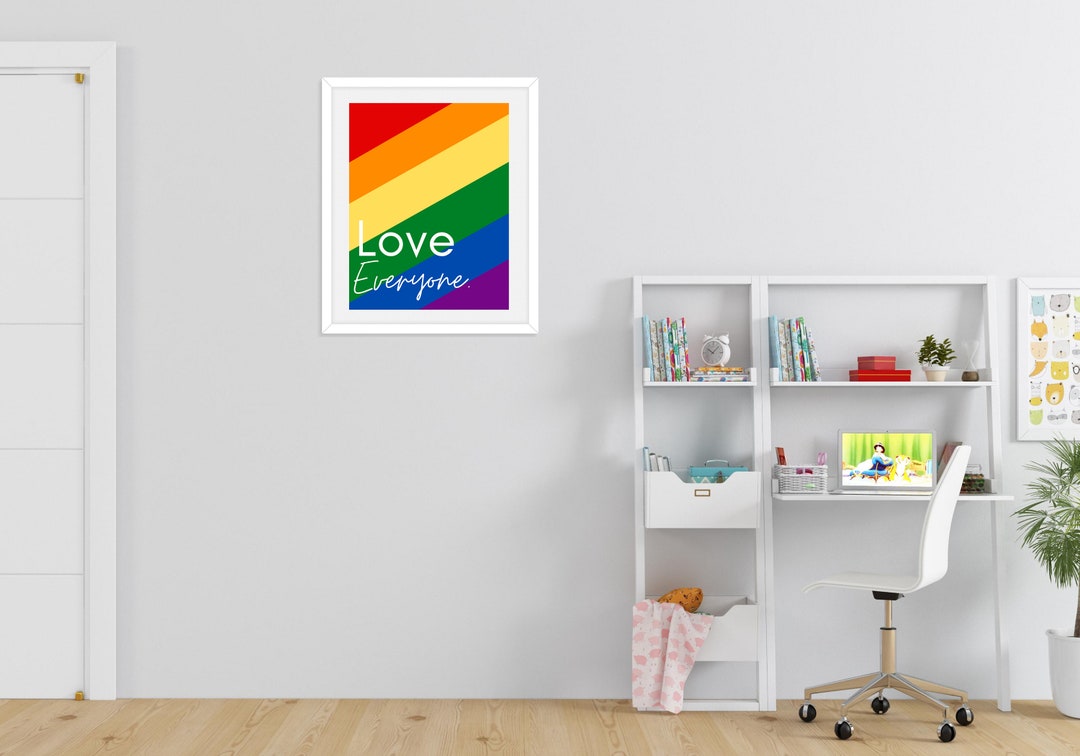 Love Everyone-lgbtq Printable - Etsy