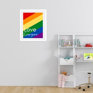 Love Everyone-lgbtq Printable - Etsy
