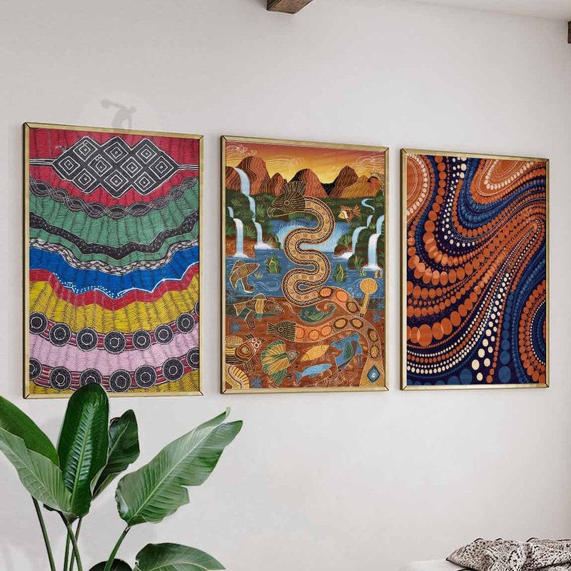 Tribal Poster - Etsy