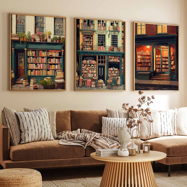 Library Wall Art - Etsy