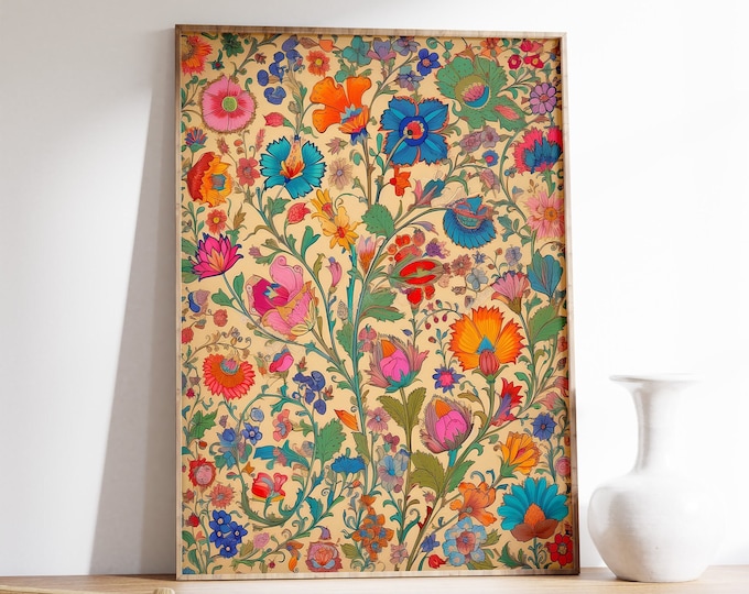 Indian Print, Traditional Indian Poster, Pichwai Art, Hindu Art, Indian ...