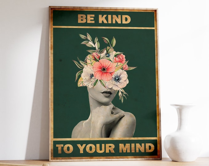 Lose Your Mind Find Your Soul Poster Spiritual Print Floral - Etsy