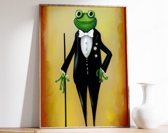 Renaissance Frog Art - Etsy
