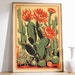Mexican Floral Poster, Mexican Art Print, Floral Wall Art, Psychedelic ...