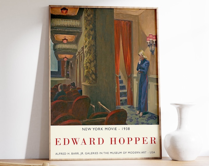 Edward Hopper Exhibition Poster Gas Wall Art Decor Realism - Etsy