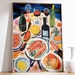 Italian Food Poster, Art Poster, Rome Travel Poster, Kitchen Poster ...
