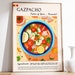 Spannish Gazpacho Food Poster, Spanish Food Print, Spain Decor, Kitchen ...