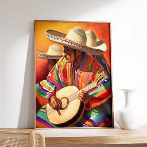 Mexican Poster, Colourful Mexican Art Prints, Traditional Mexican ...
