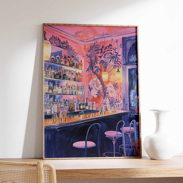 Retro Cocktail Bar - Etsy