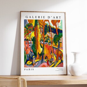 Andre Derain Exhibition Poster, the Turning Road Lestaque, French ...